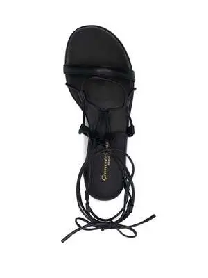 GIANVITO ROSSI Lace-up Leather Sandals