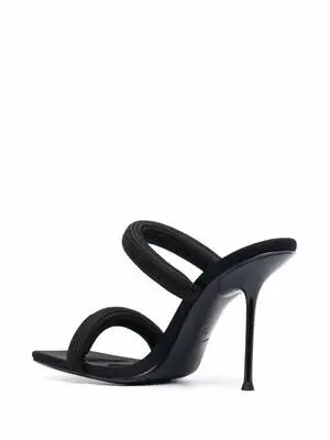 Alexander Wang Julie Logo-print High Heel Sandals