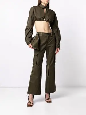 DION LEE Cargo Kick-flare Trousers