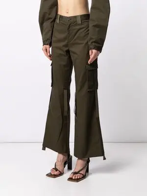 DION LEE Cargo Kick-flare Trousers