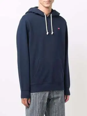 LEVI'S Logo-patch Hoodie - Blue