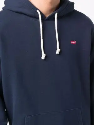 LEVI'S Logo-patch Hoodie - Blue