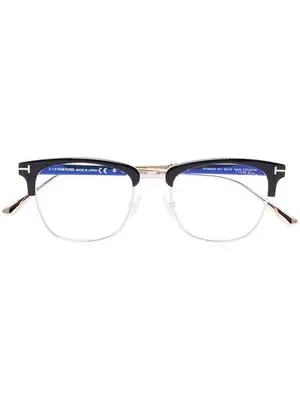 TOM FORD Half-rim Square-frame Glasses