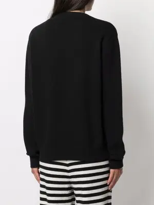 Philipp Plein Intarsia-knit Skull Jumper - Black