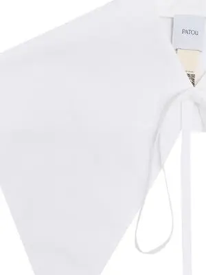 PATOU Embroidered Organic-cotton Collar