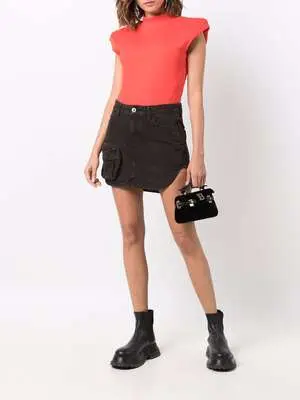 Attico Jesse Cotton Top - Orange