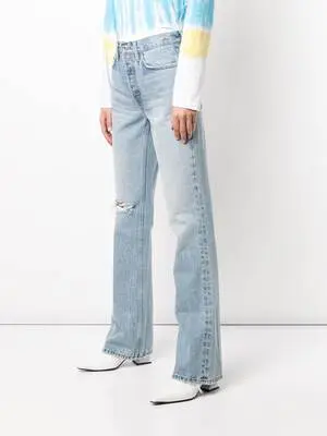 RE/DONE Distressed Bootcut Jeans
