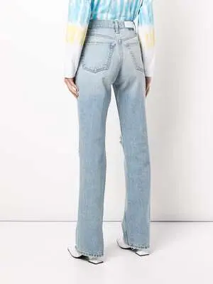 RE/DONE Distressed Bootcut Jeans
