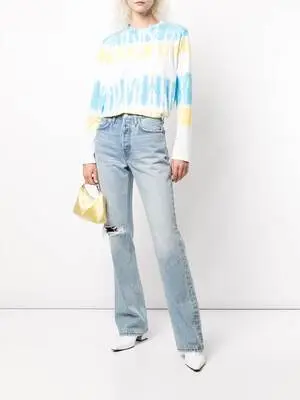 RE/DONE Distressed Bootcut Jeans