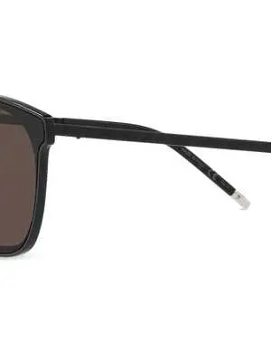 Saint Laurent Double-bridge Round Sunglasses