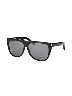Saint Laurent Square-frame Sunglasses - Black