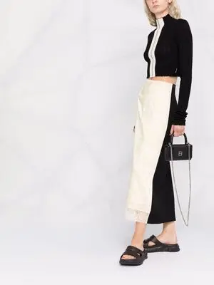 Palm Angels Mock-neck Cropped Jumper