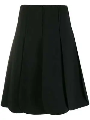 Valentino Garavani Pleated A-line Skirt
