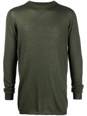 Rick Owens Fine-knit Wool Jumper - Green
