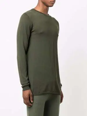 Rick Owens Fine-knit Wool Jumper - Green