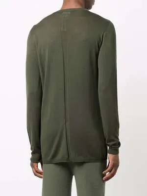 Rick Owens Fine-knit Wool Jumper - Green