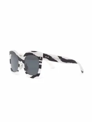 Isabel Marant Zebra-print Cat-eye Sunglasses