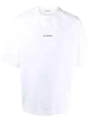 Acne Studios Logo-print Cotton T-shirt - White