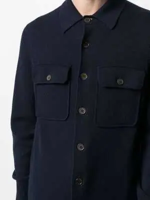 Brunello Cucinelli Cashmere Two-pocket Cardigan - Blue