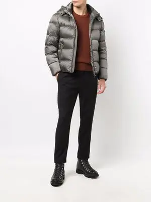 MOORER Brett-sh Down Puffer Jacket - Grey