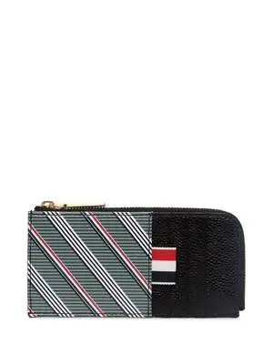 Thom Browne Striped Zip Wallet