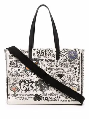 GOLDEN GOOSE Graffiti-print Large Tote Bag