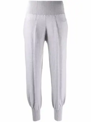 Stella McCartney Tapered Wool-blend Track Pants