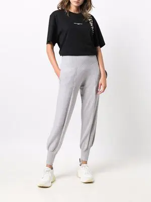 Stella McCartney Tapered Wool-blend Track Pants
