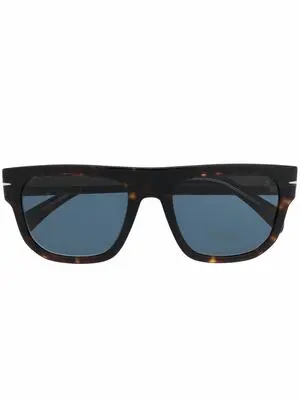 DB EYEWEAR BY DAVID BECKHAM Tortoiseshell Square Sunglasses - Brown