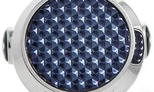 Montblanc Lacquer Inlay Cuff Links - Blue