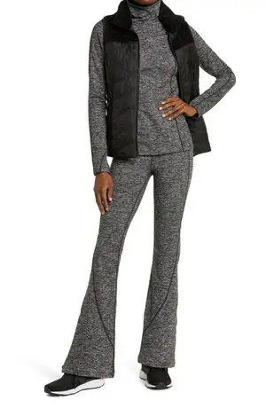 Zella Space Dye Tech Turtleneck Training Top