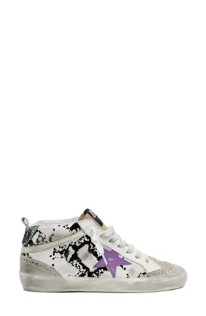 GOLDEN GOOSE Midstar Sneakers - Python/ice/brown
