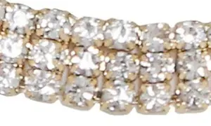Ettika Crystal Pavé Chain Anklet
