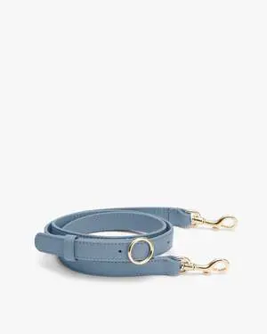 Cuyana Adjustable Leather Strap - Azure