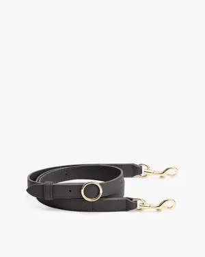 Cuyana Adjustable Leather Strap - Charcoal