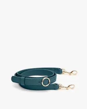 Cuyana Adjustable Leather Strap Deep Ocean