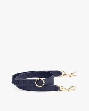 Cuyana Adjustable Leather Strap Navy