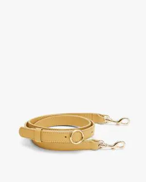 Cuyana Adjustable Leather Strap Yellow