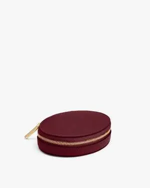 Cuyana Travel Jewelry Case - Cherry