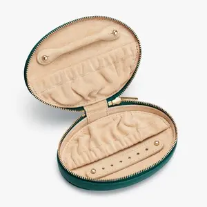 Cuyana Travel Jewelry Case Emerald