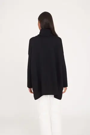 Cuyana Baby Alpaca Oversized Turtleneck Sweater