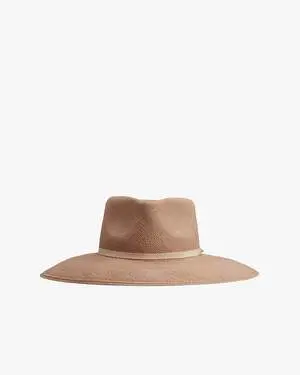 Cuyana Wide Brim Straw Hat - Beige