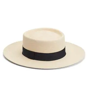 Cuyana Cuyana Straw Bolero Hat Natural/black