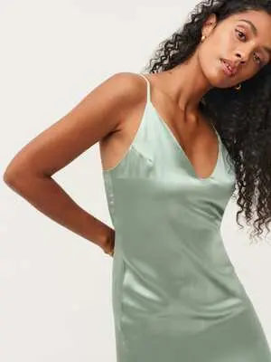 REFORMATION Sofia Midi Dress Celadon