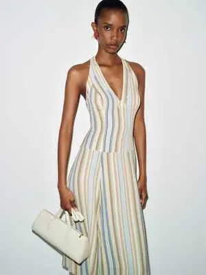 REFORMATION Sofia Zebra Print Midi Dress - Multi