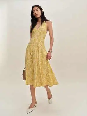 Yellow Midi Dresses