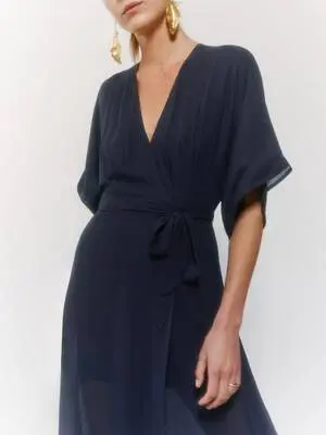 REFORMATION Winslow Wrap Dress