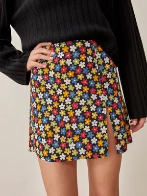 REFORMATION Margot Skirt - Multi