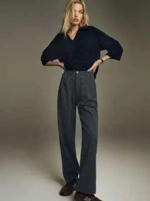 REFORMATION Mason Pant Charcoal