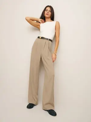 REFORMATION Mason Pant - Natural
